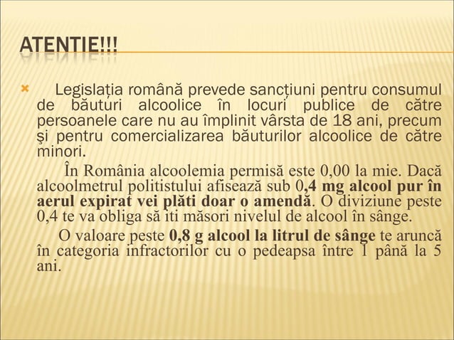 Alcoolul | PPT