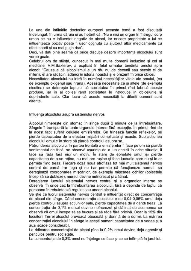 Alcoolul O Problema | DOC