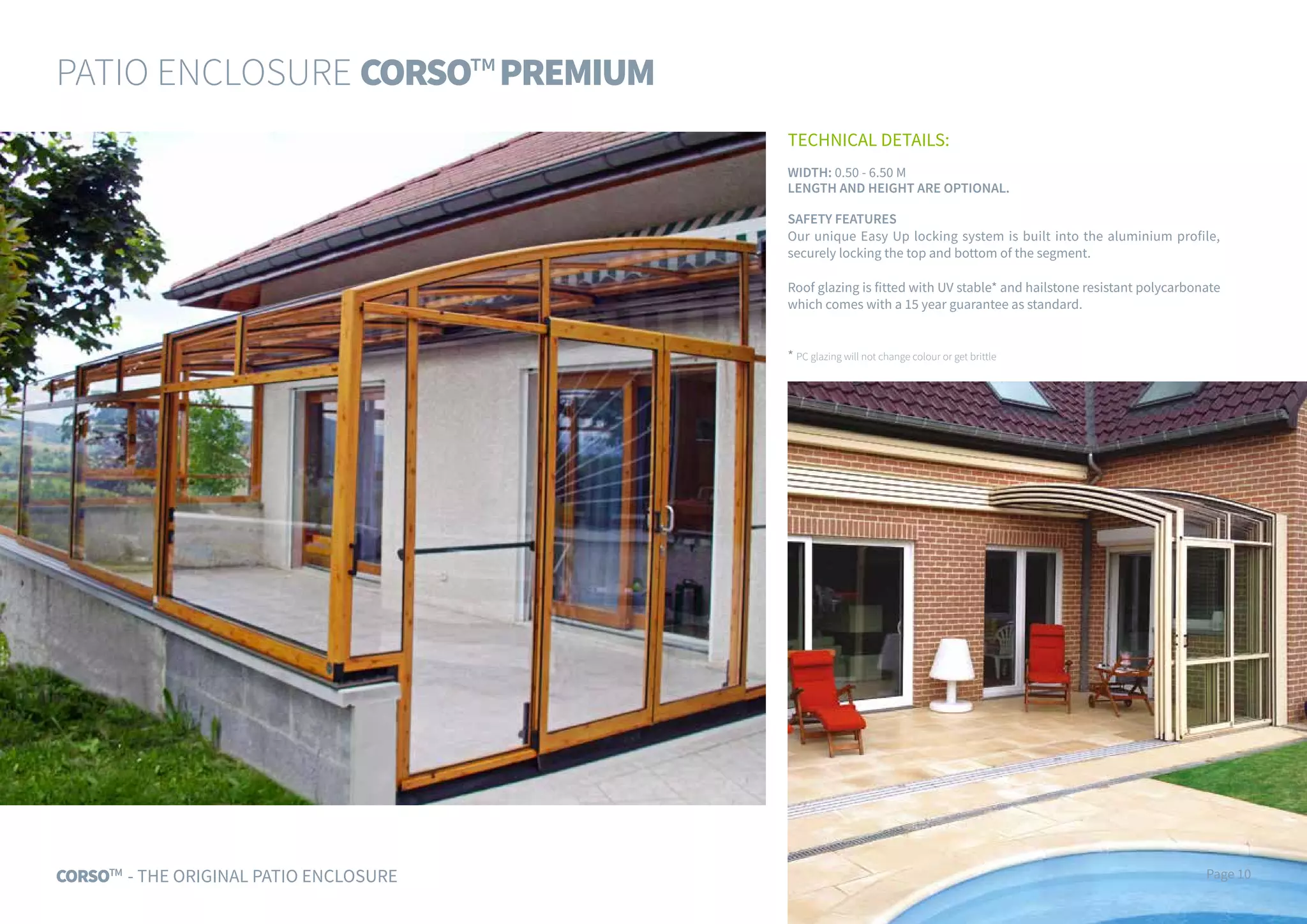Patio Enclosures catalogue - retractable patio enclosures | PDF