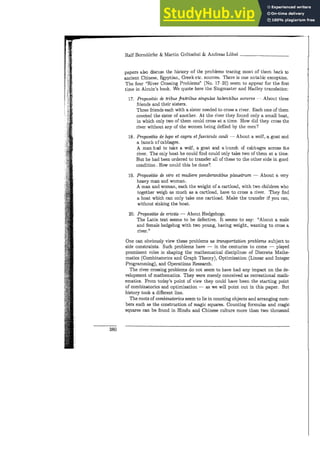 Alcuin S Transportation Problems And Integer Programming | PDF