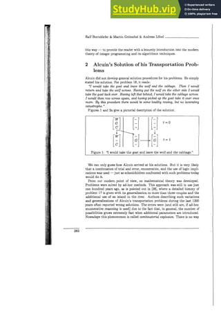 Alcuin S Transportation Problems And Integer Programming | PDF