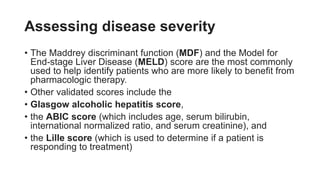 Alcoholic hepatitis | PPTX