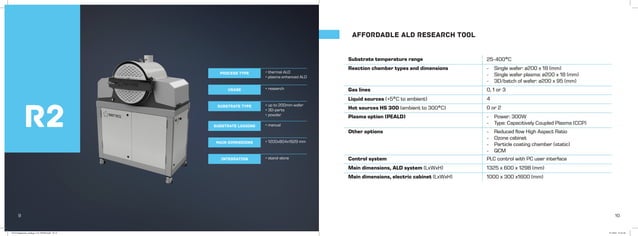 Beneq ALD Equipment Catalog | PDF