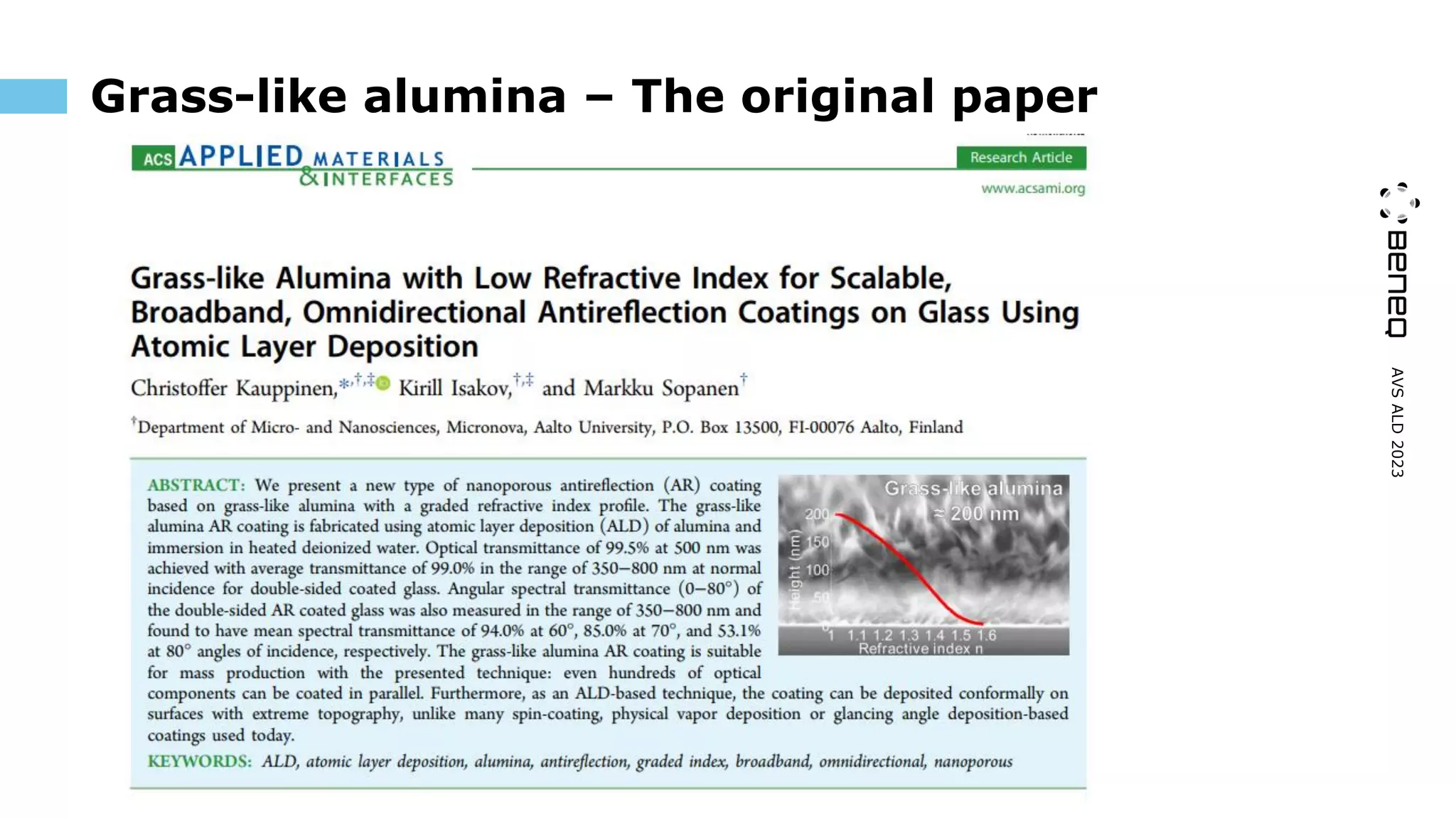 Spatial ALD: A New Revolution in Ultra-Fast Production of Conformal ...