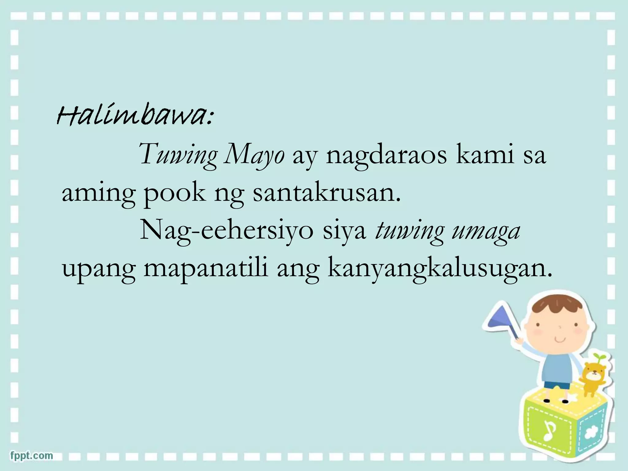 PANG-ABAY NA PAMANAHON | PPTX