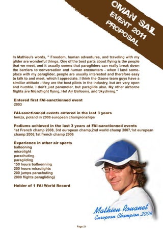 Oman Sail Event - Proposal | PDF