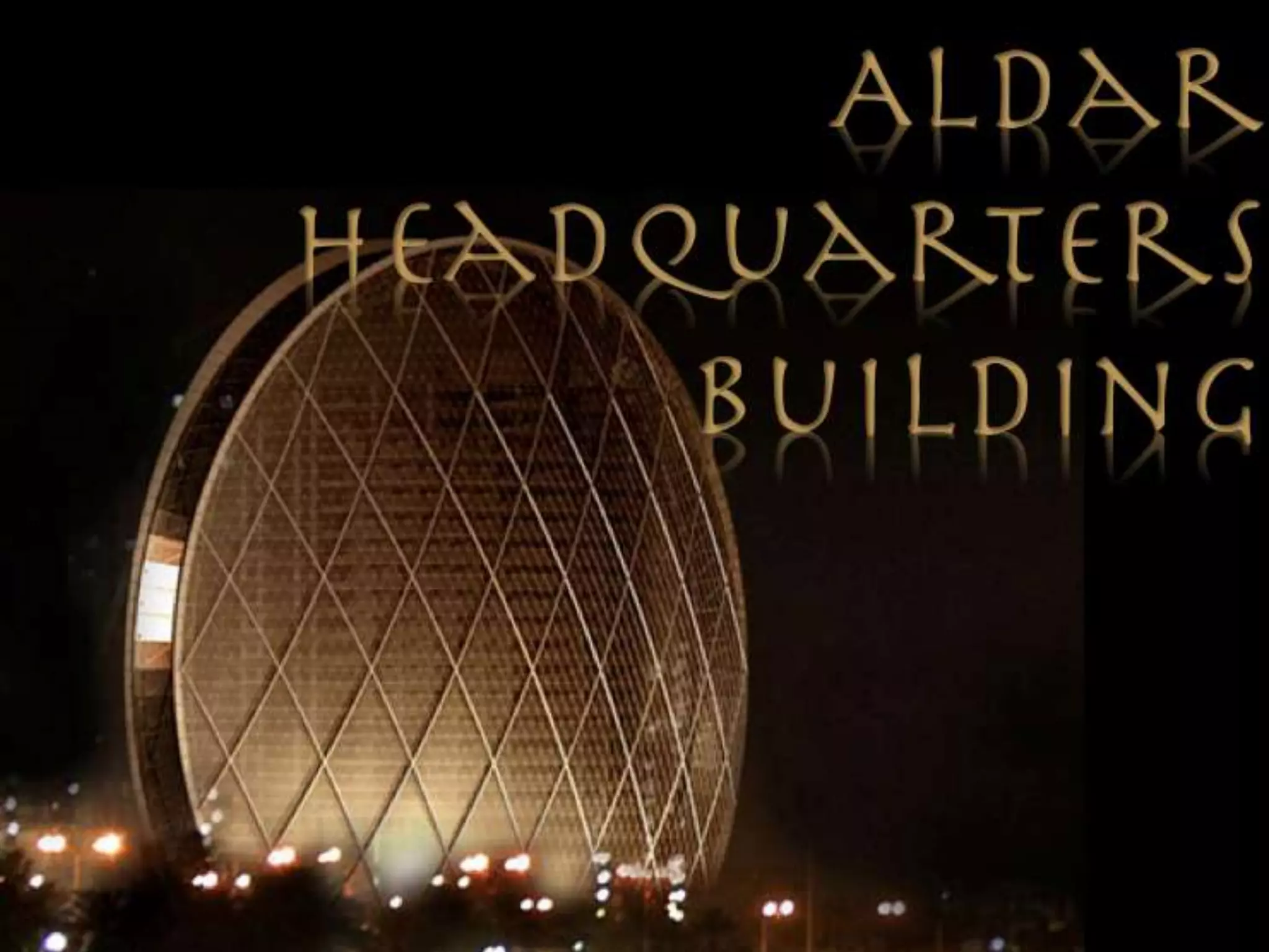 Aldar Headquarters Building | PPTX