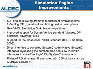 Aldec overview 2011-10 revised | PPT
