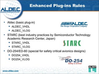 Aldec overview 2011-10 revised | PPT