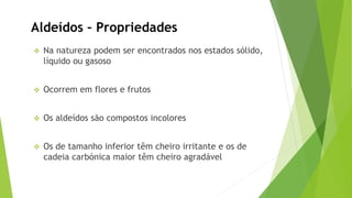 Aldeídos | PPTX