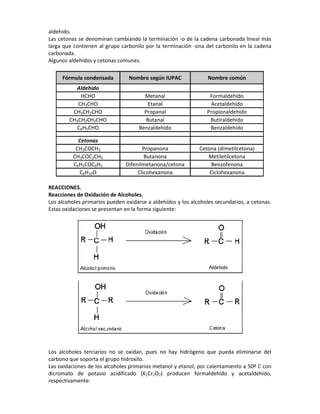 Aldehídos y cetonas | PDF | Chemistry | Science