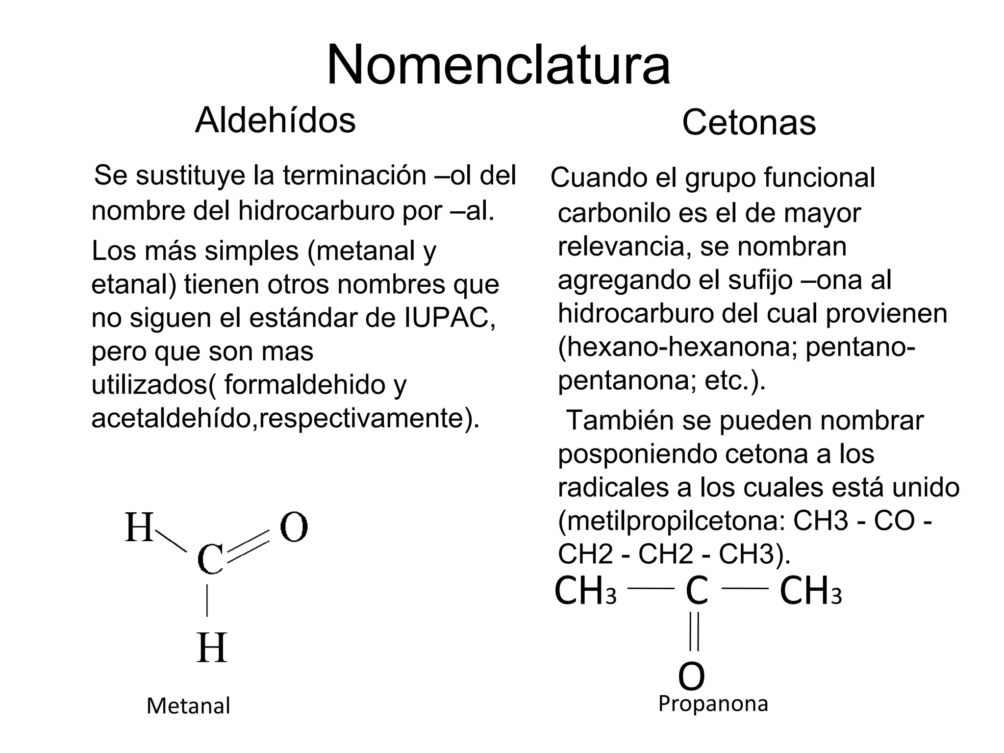 Aldehídos y Cetonas | PPTX
