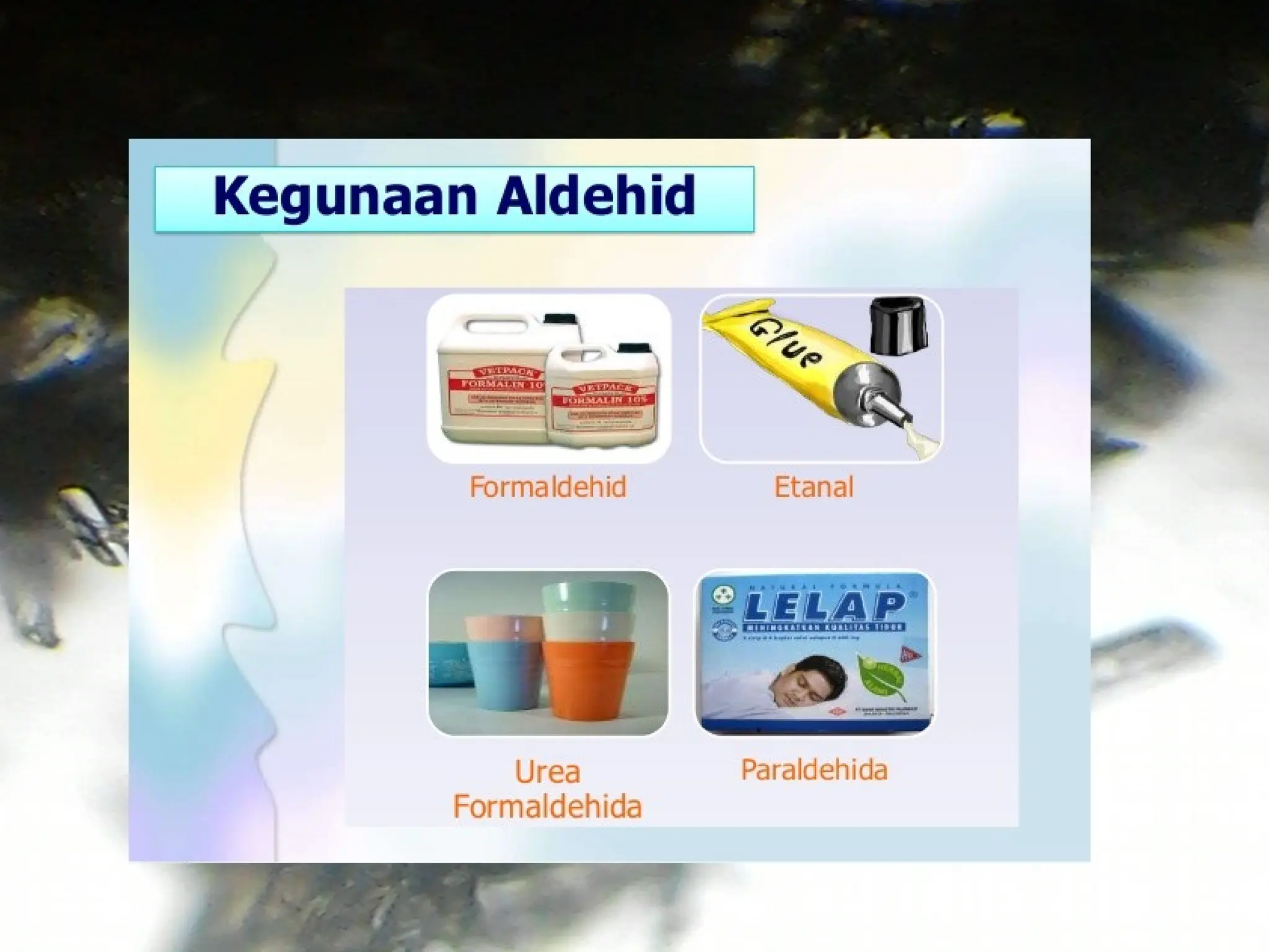 Pengertian tentang aldehid dan kimia yang merujuk | PPTX