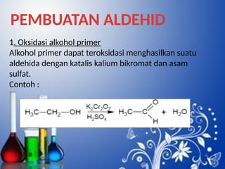 Pengertian tentang aldehid dan kimia yang merujuk | PPT