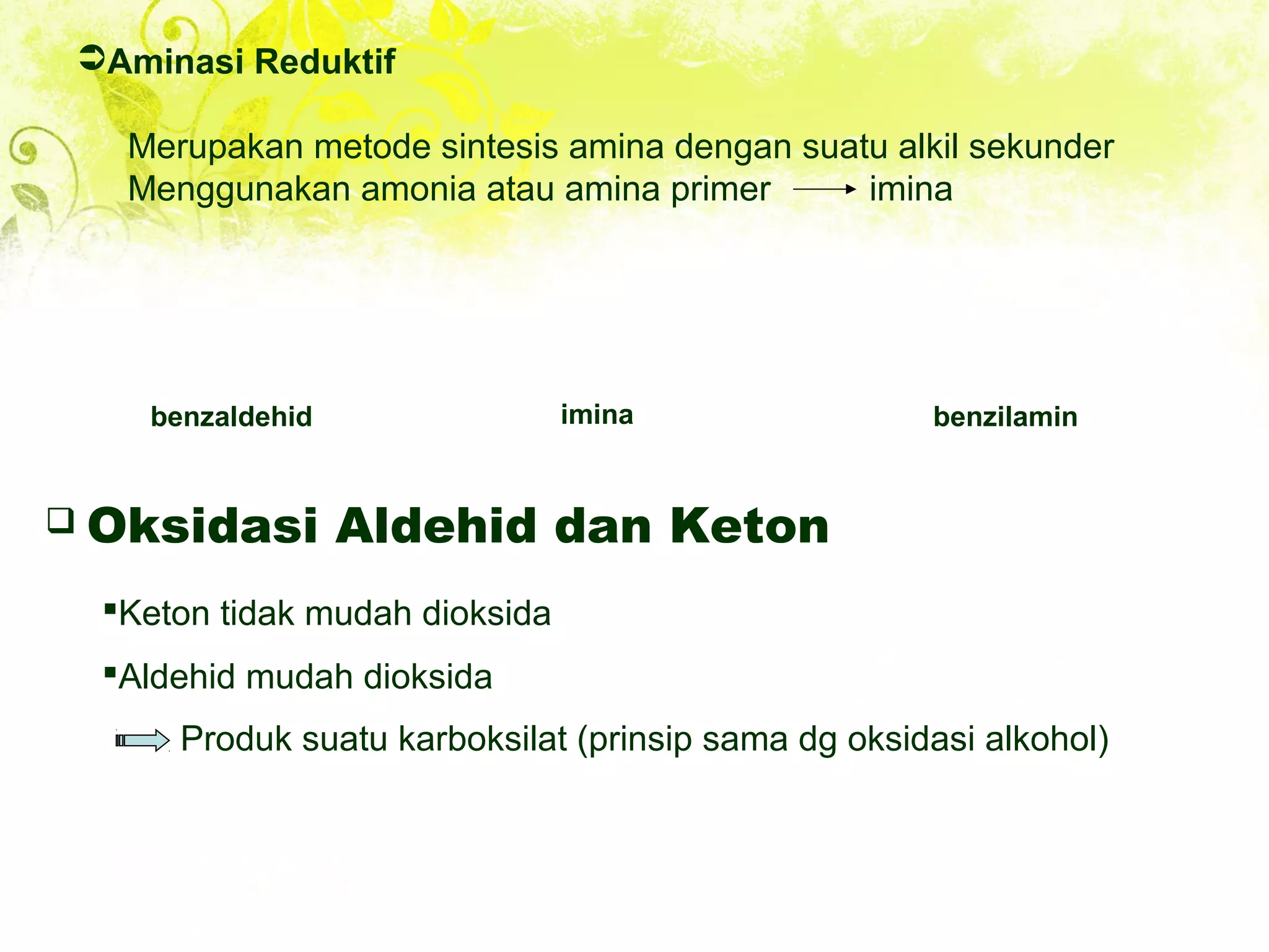 Powerpoint Aldehid dan keton | PPT
