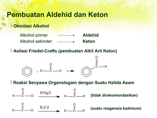 Powerpoint Aldehid dan keton | PPT