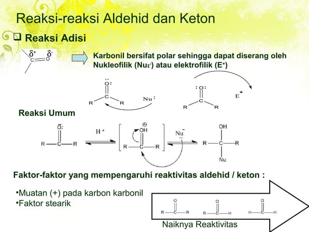 Powerpoint Aldehid dan keton | PPT