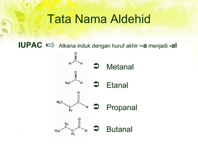 Powerpoint Aldehid dan keton | PPT