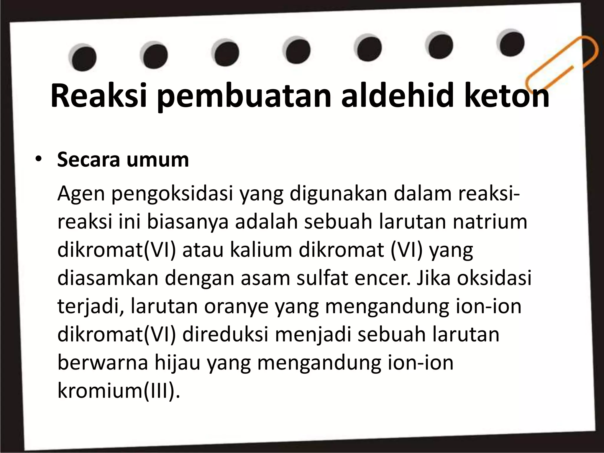 Aldehid dan keton | PPTX