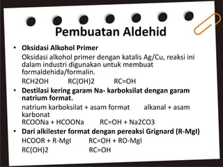 Aldehid dan keton | PPTX