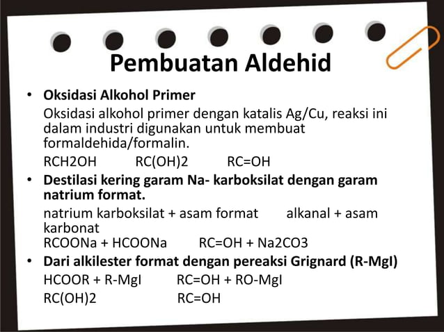 Aldehid dan keton | PPTX