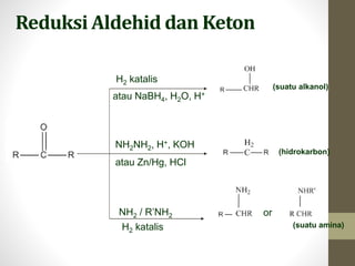 Kimia Organik (Aldehid dan keton) | PPTX