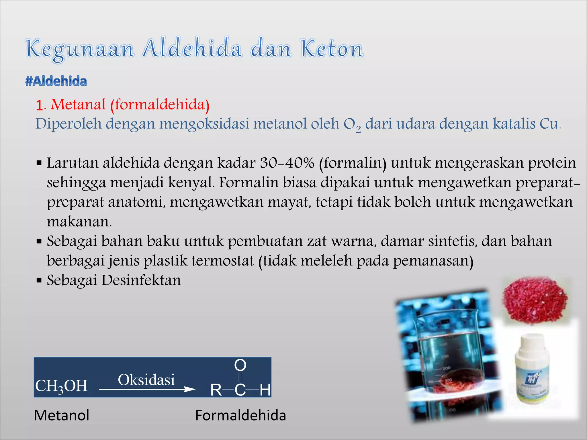 Aldehid dan keton (kelompok 5) | PPTX