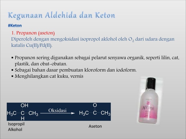 Aldehid dan keton (kelompok 5) | PPTX