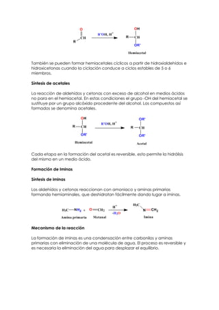 Aldehidos Y Cetonas | DOC