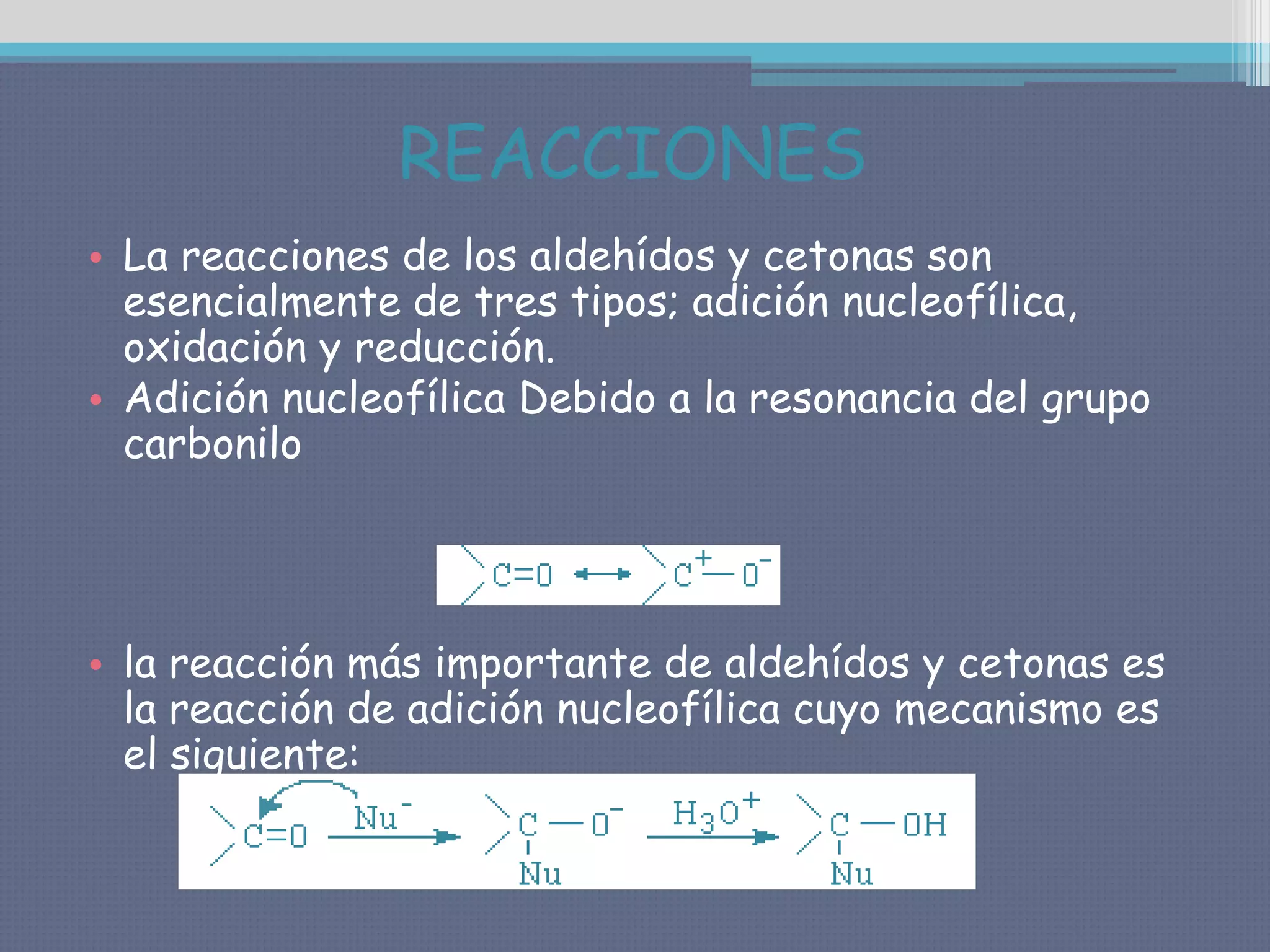 Aldehidos y cetonas | PPTX