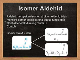 ALDEHID (Senyawa Karbon) | PPTX