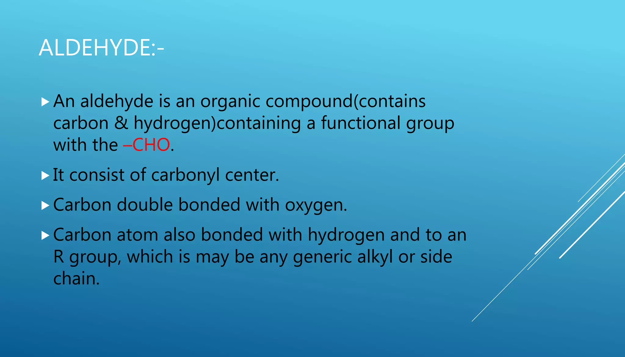 Aldehyde | PPTX