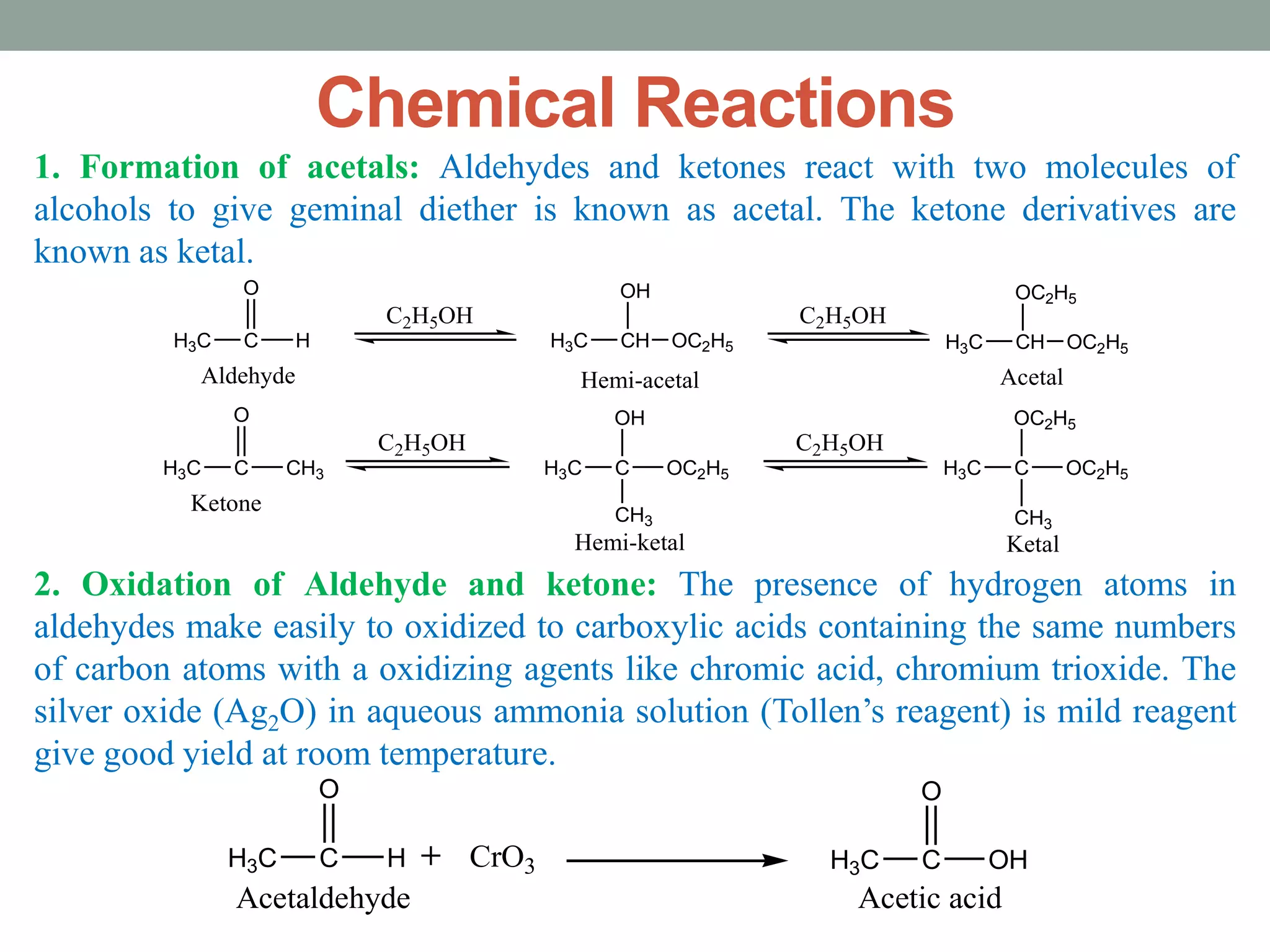 Aldehyde and ketone | PPTX