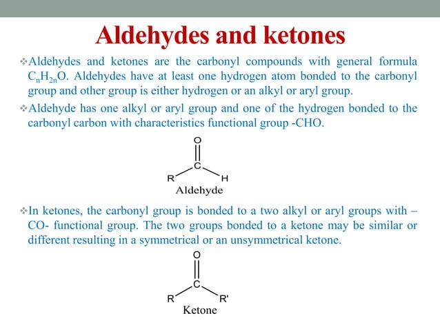Aldehyde and ketone | PPTX