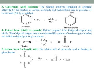 Aldehyde and ketone | PPTX