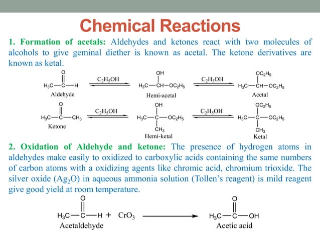 Aldehyde and ketone | PPTX