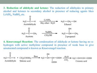 Aldehyde and ketone | PPTX