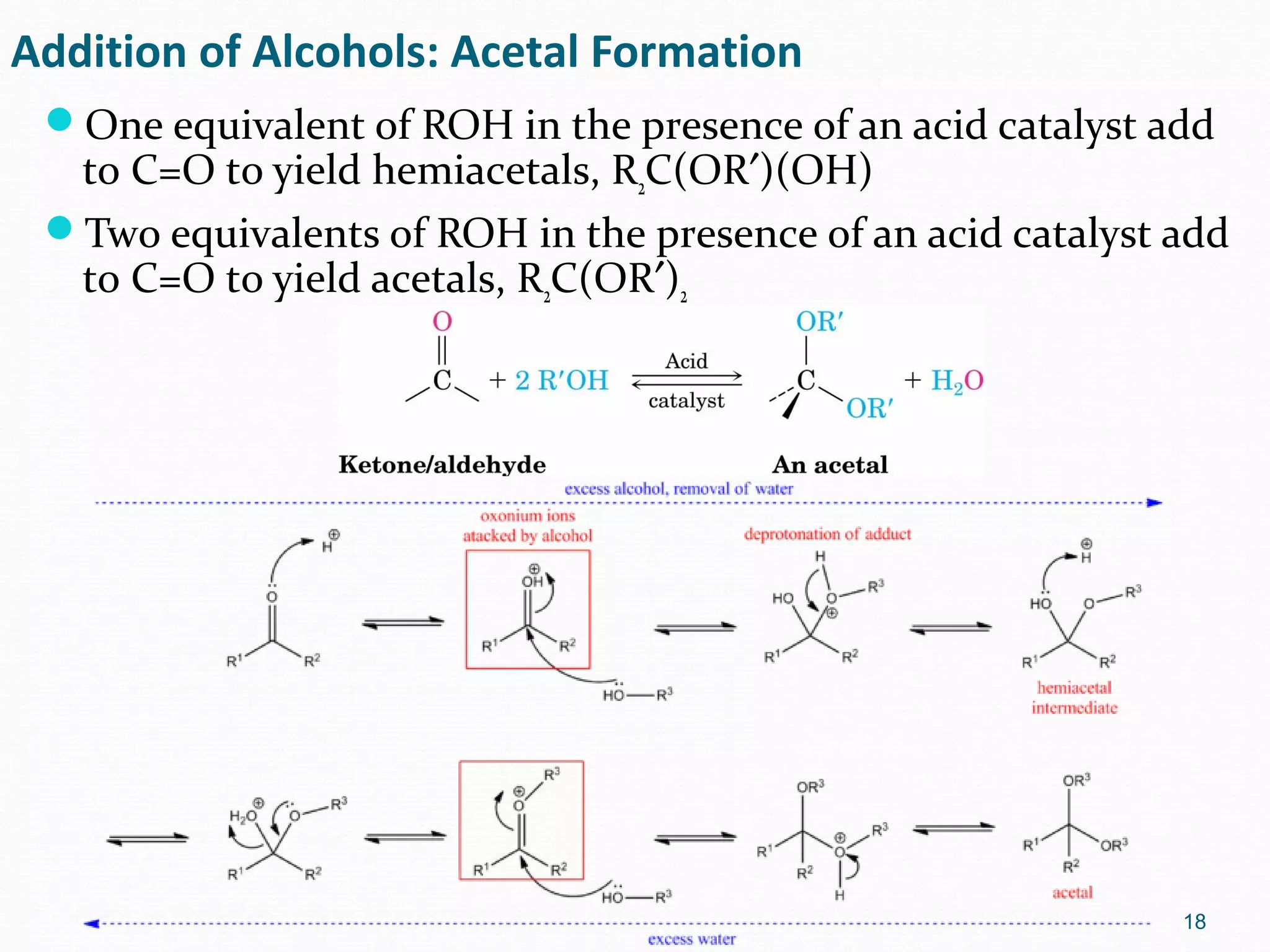 Aldehydes and Ketones Reactions | PPT