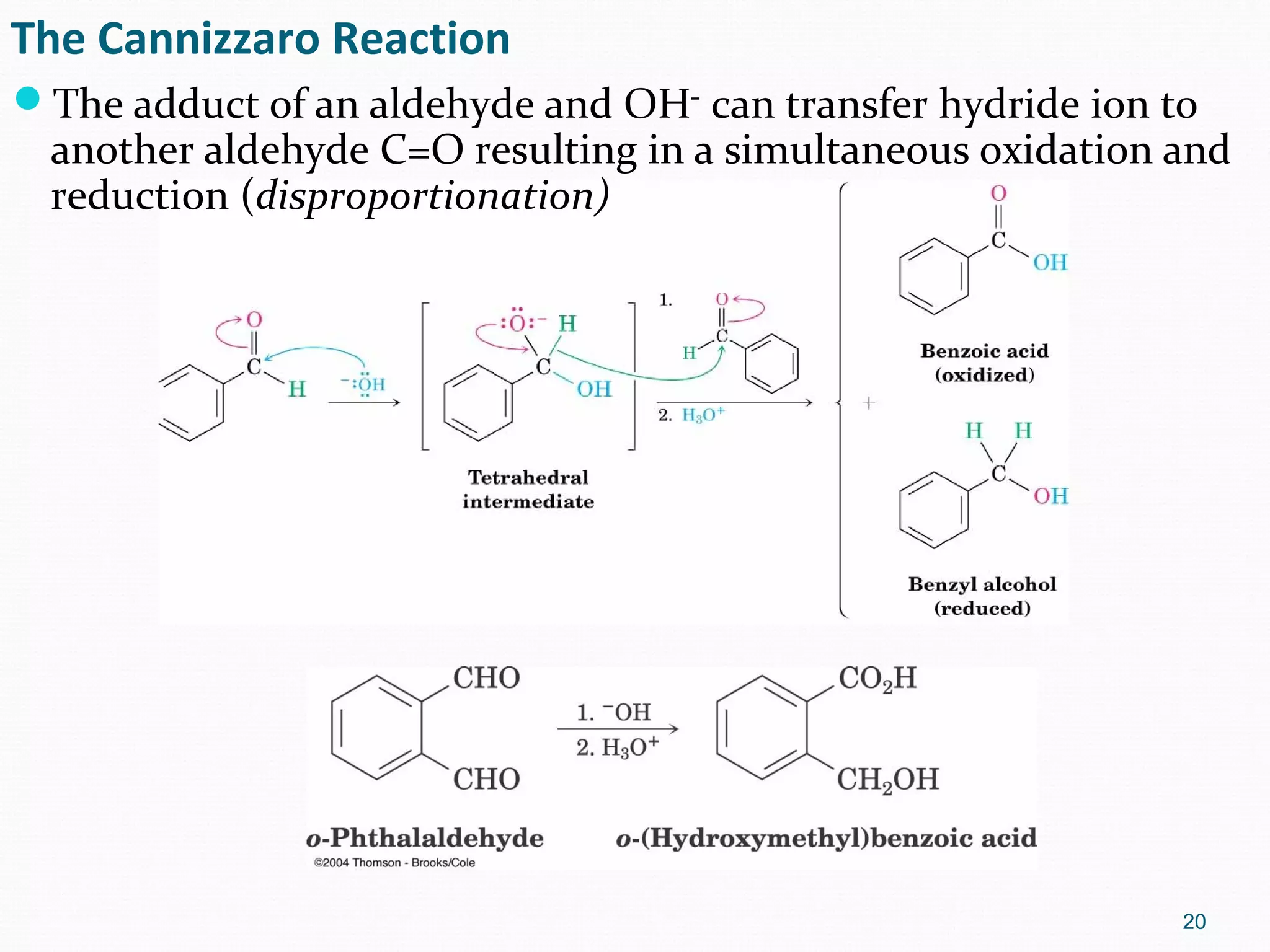 Aldehydes and Ketones Reactions | PPT