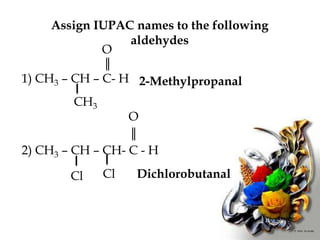 Aldehydes | PPTX