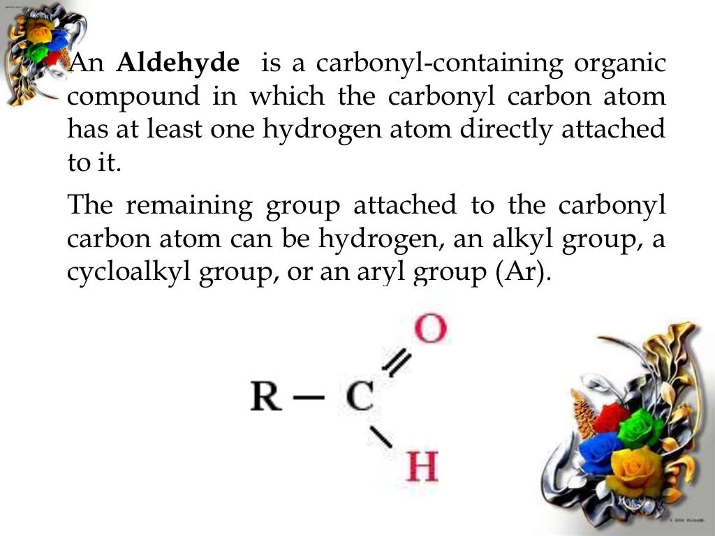 Aldehydes