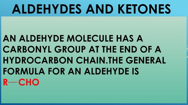 aldehydes-and-ketones for your chemistry | PPT