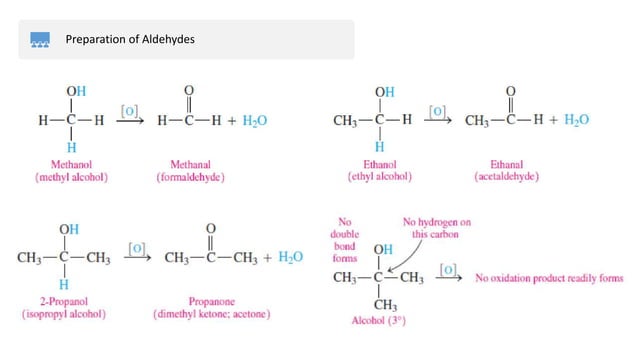 Aldehydes physical properties and preparation | PPTX | Chemistry | Science