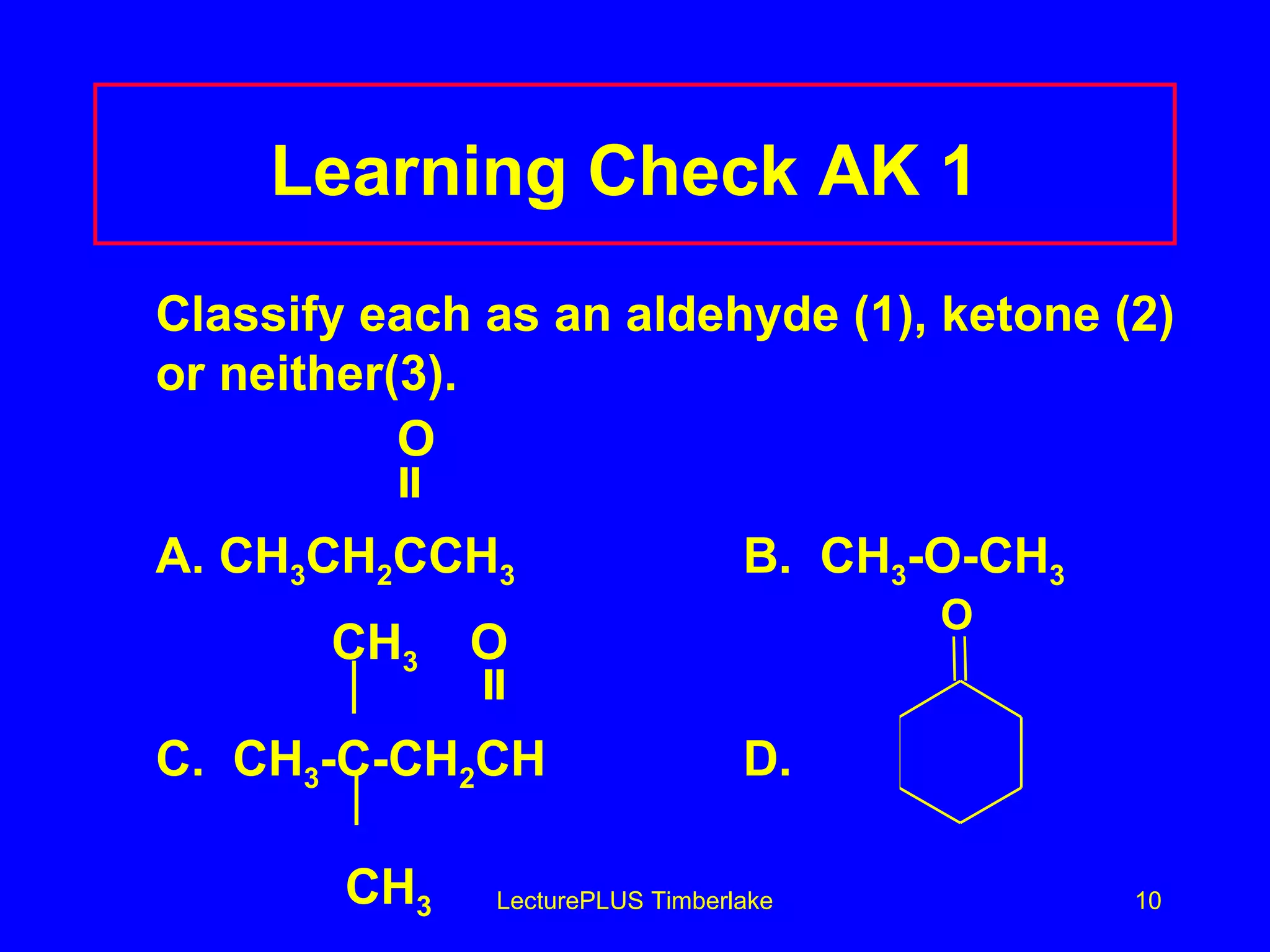Aldehydes and ketones | PPT