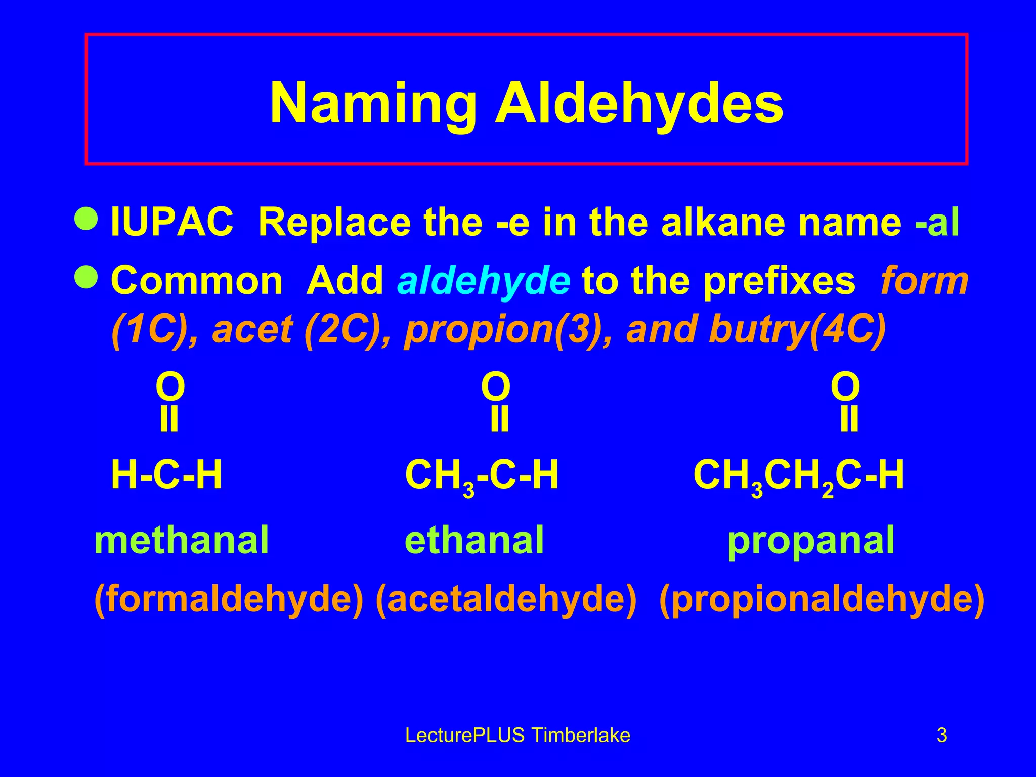 Aldehydes and ketones | PPT