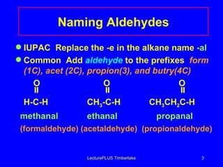 Aldehydes and ketones | PPT