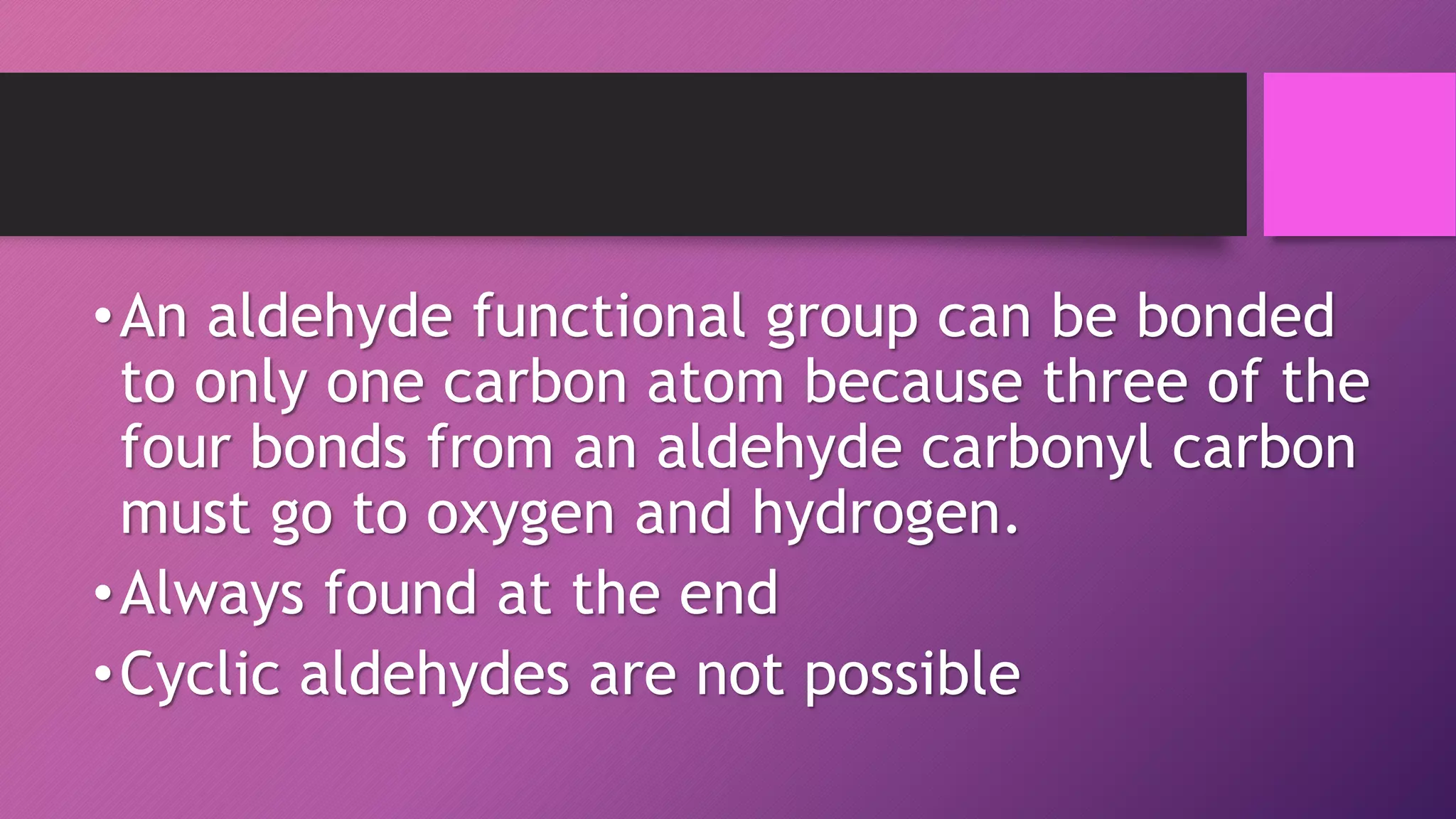 ALDEHYDES | PPTX
