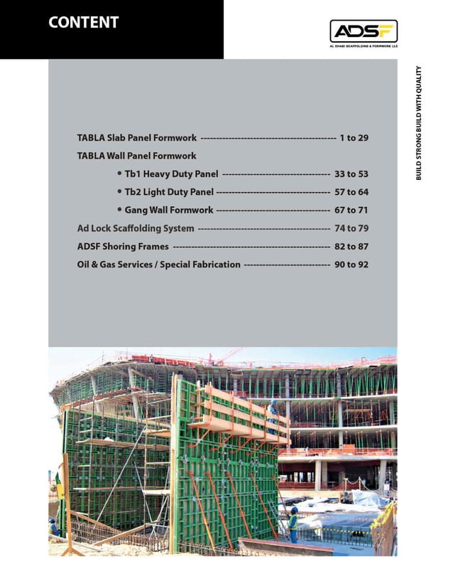 Al Dhabi Scaffolding and Formwork Catalog | PDF