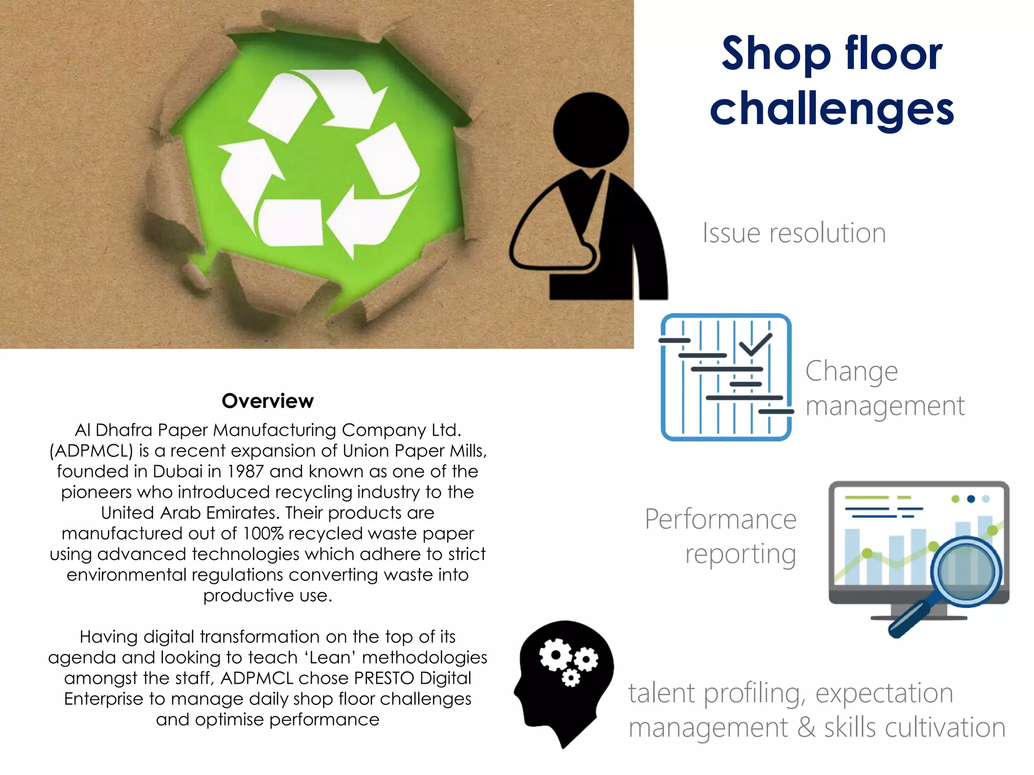Al Dhafra Paper Manufacturing chooses PRESTO Digital Transformation | PDF