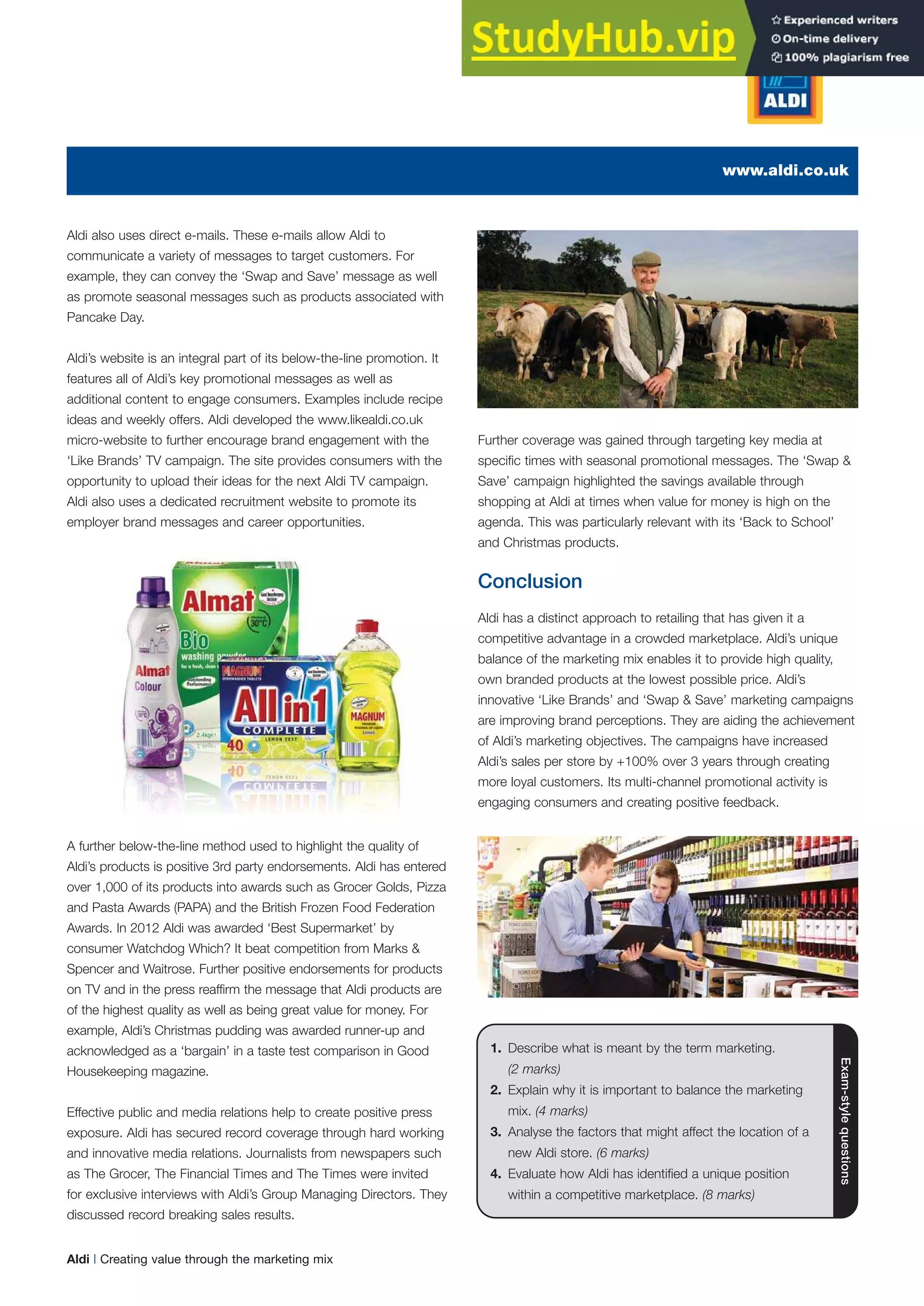 ALDI CASE STUDY | PDF